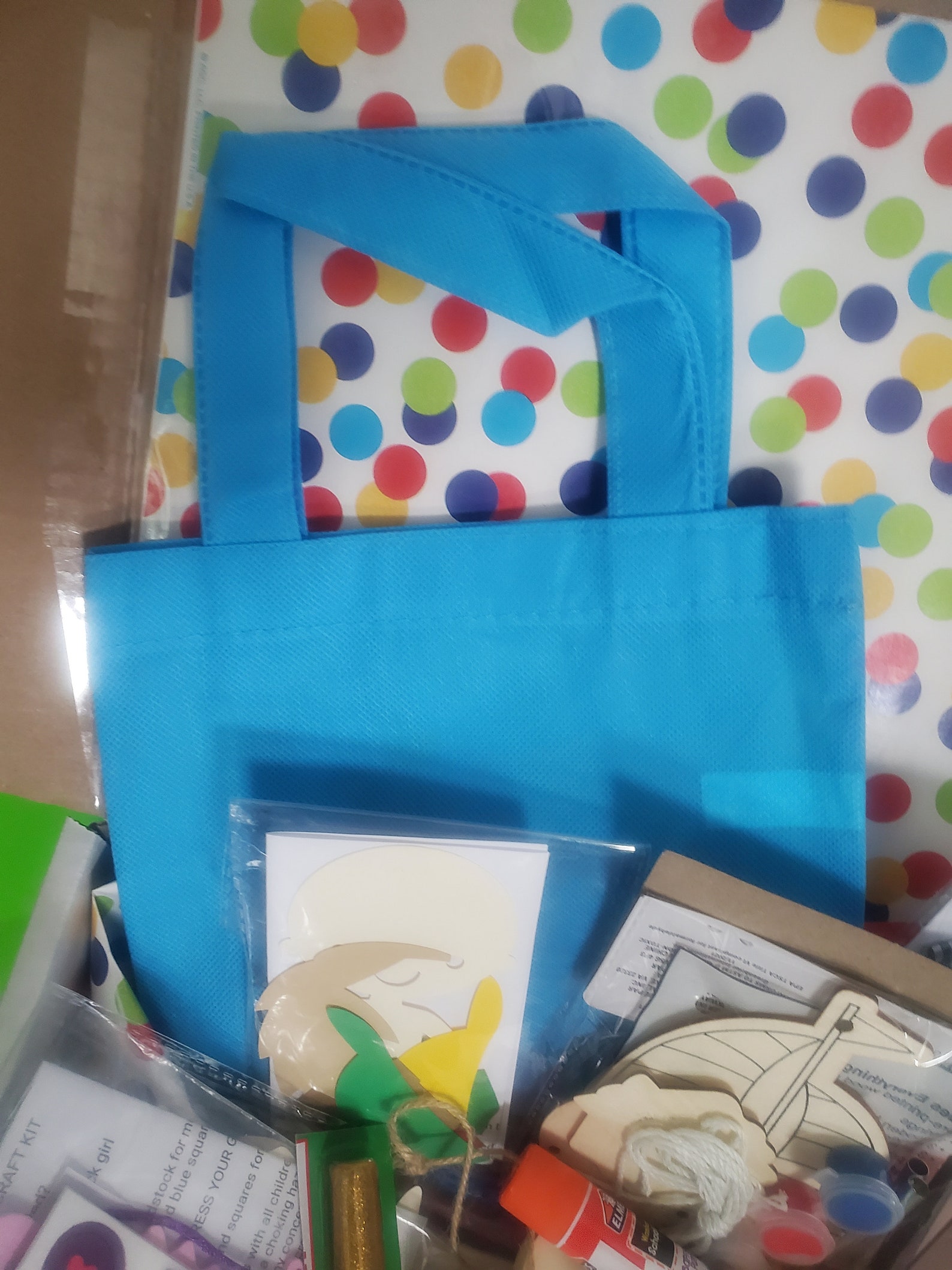 Kids Craft Box Kit With Personalized Apron Complete Craft Kit - Etsy