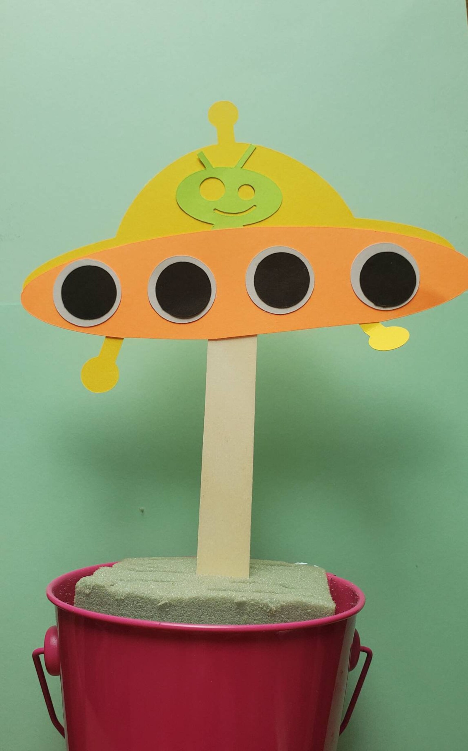 Alien Spaceship Paper Craft for Kids Outer Space Vehicle - Etsy