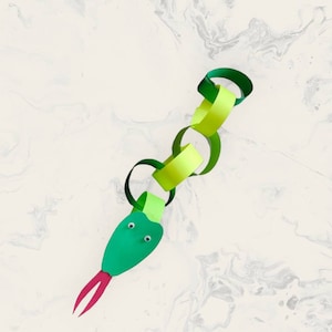 Paper Chain Snake Craft for Kids, - Etsy