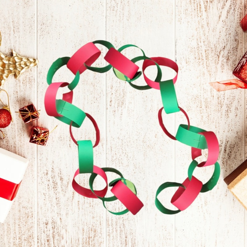 Christmas Paper Garland - Etsy