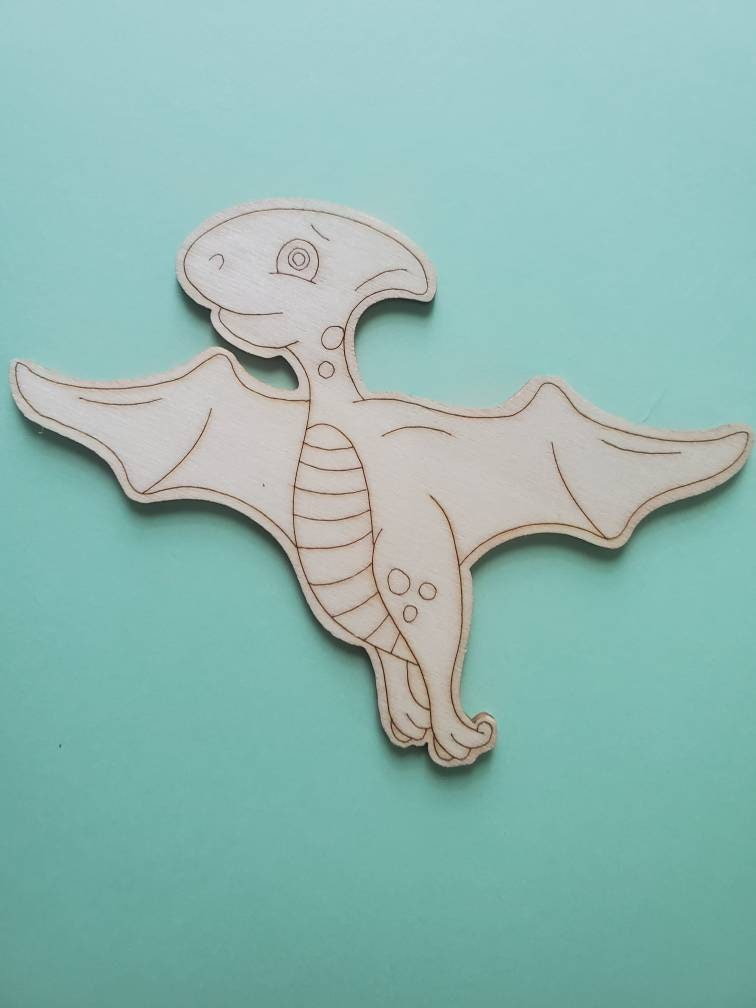 Wooden Dinosaur Paint Set, Kids Paint Set, Wood Dinosaurs to Paint ...