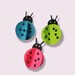 Springtime Fun With Ladybug Craft Kit for Kids Set of 3,paper Craft Art ...
