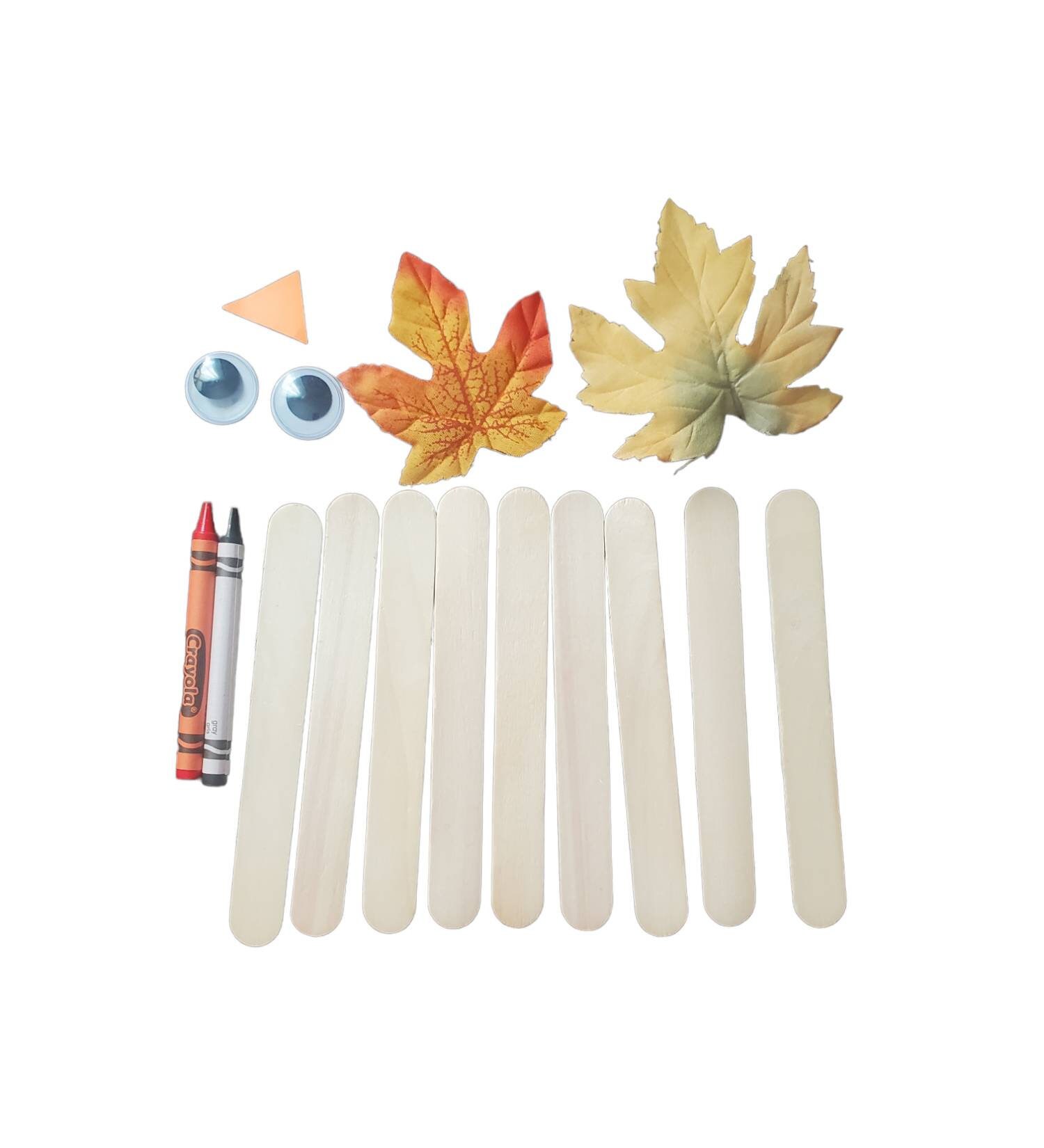 Scarecrow Magnet Craft Stick Kit for Kids Halloween Activity - Etsy