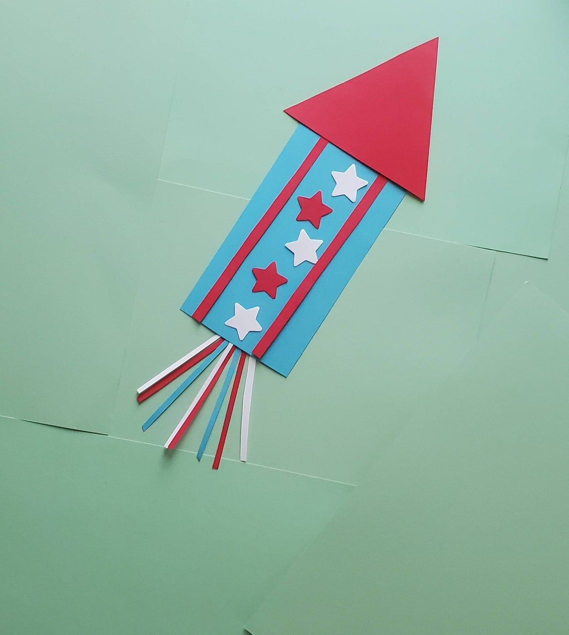 Firecracker Magnet Paper Craft Kit for Kids 4th of July - Etsy