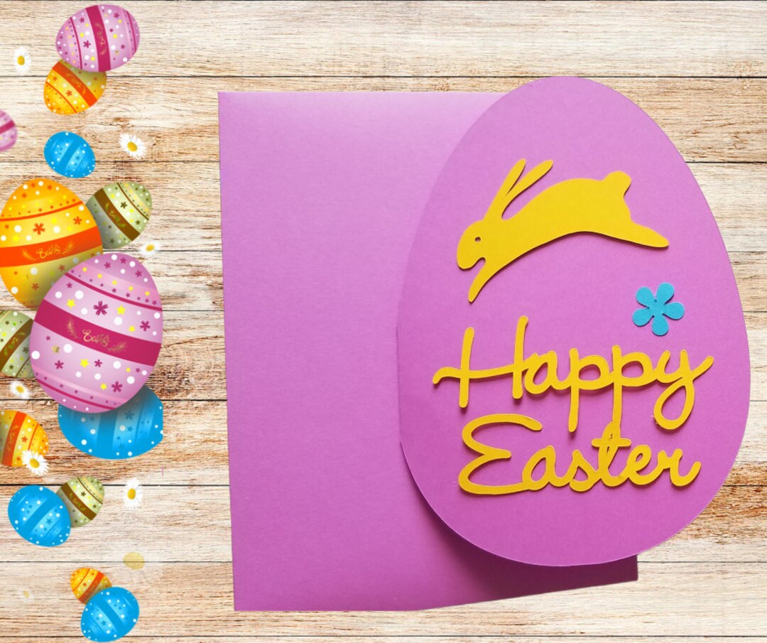 DIY Easter Egg Card Craft Kit for Kids, Spring Art Activity, Preschool ...