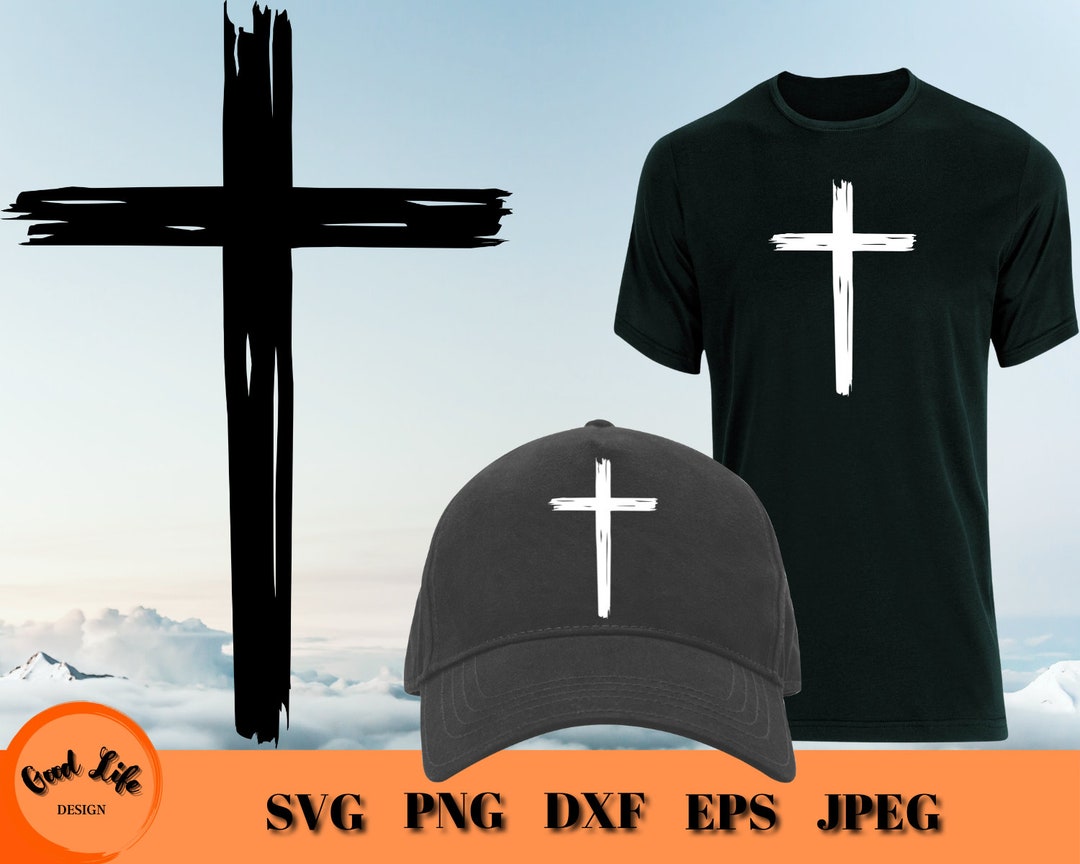 Distressed Cross, Grunge Cross SVG, Tattered Cross, Jesus Cross PNG ...