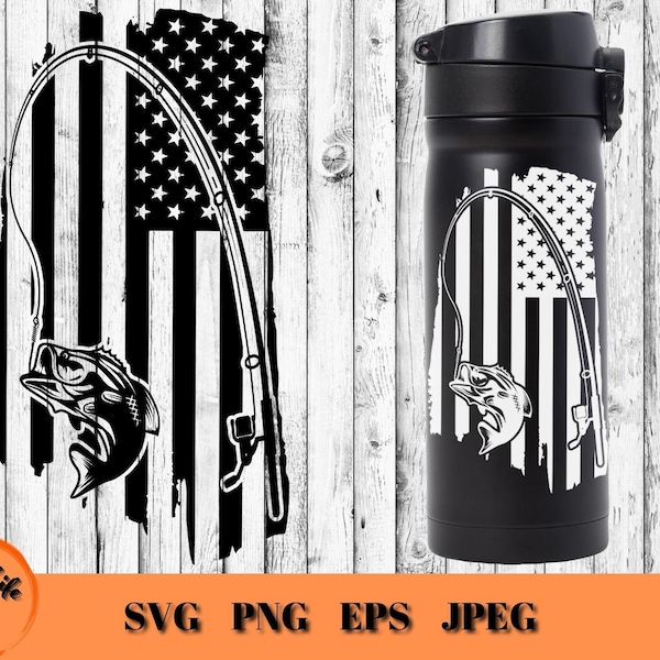 Fishing Flag Svg - Etsy