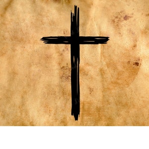 Tattered Distressed Cross SVG, Christian Clip Art, Grunge Cross ...