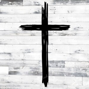 Tattered Distressed Cross SVG, Christian Clip Art, Grunge Cross ...