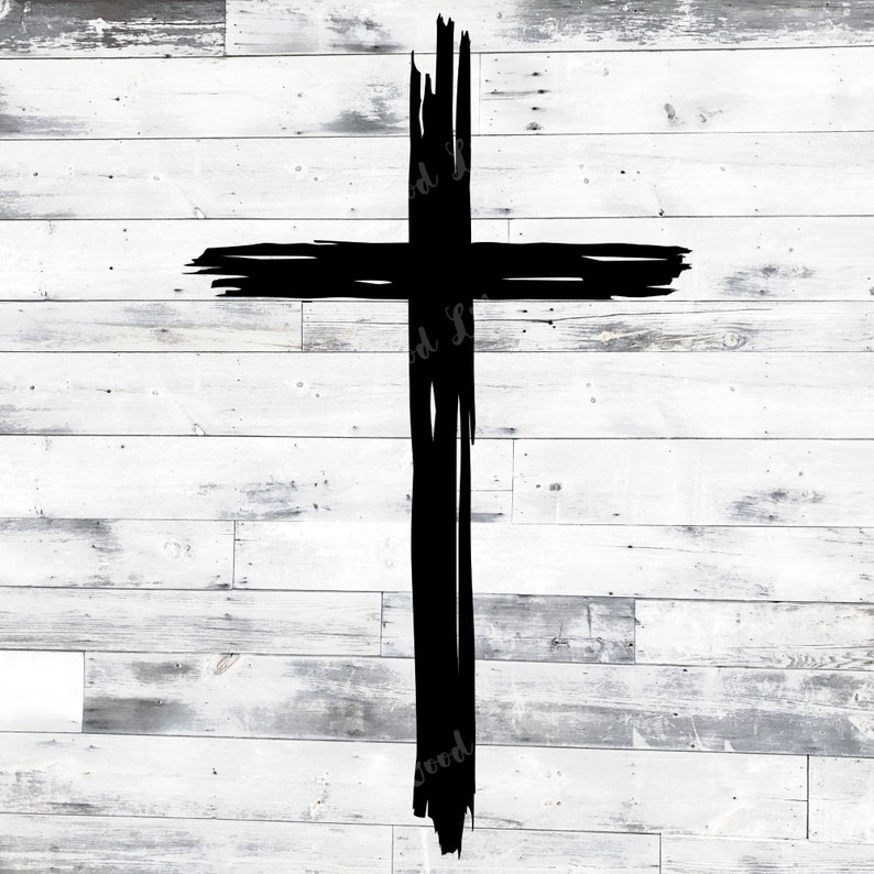Tattered Distressed Cross SVG, Christian Clip Art, Grunge Cross ...