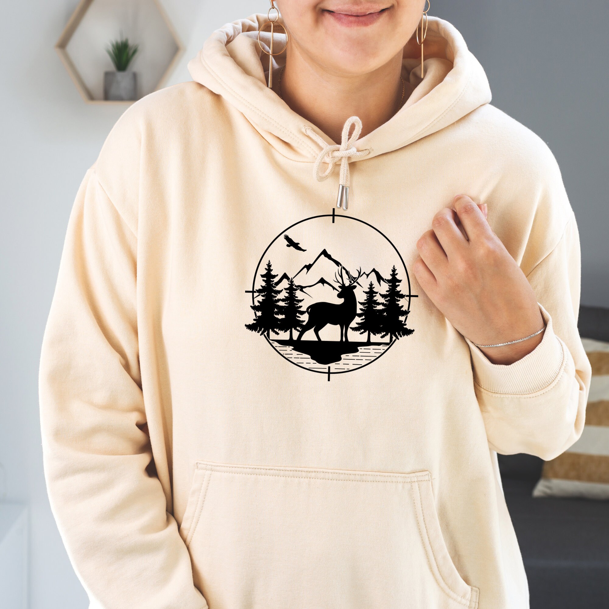 Deer Cross Hairs, Deer SVG, Hunting SVG, Outdoors Hunting Svg, Buck ...