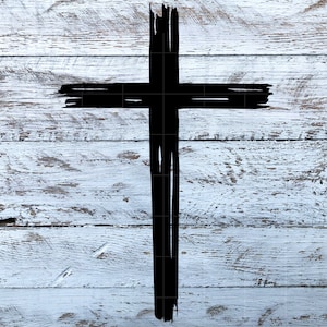 Distressed Cross, Grunge Cross SVG, Tattered Cross, Jesus Cross PNG ...