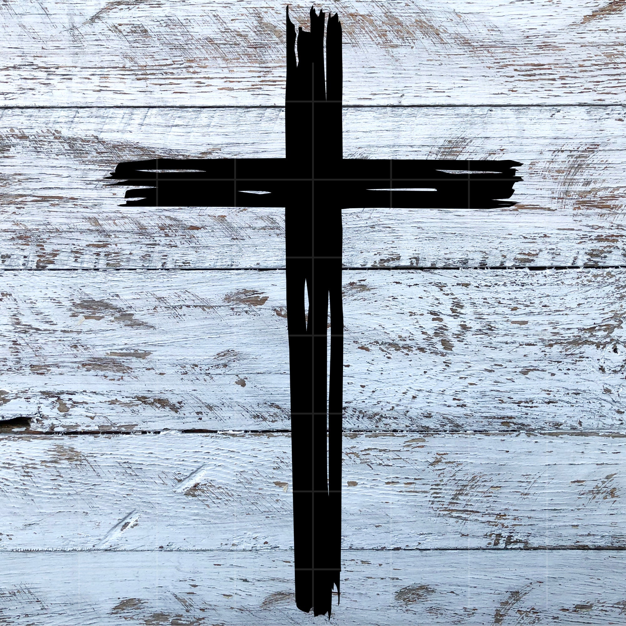 Distressed Cross Grunge Cross SVG Tattered Cross Jesus - Etsy