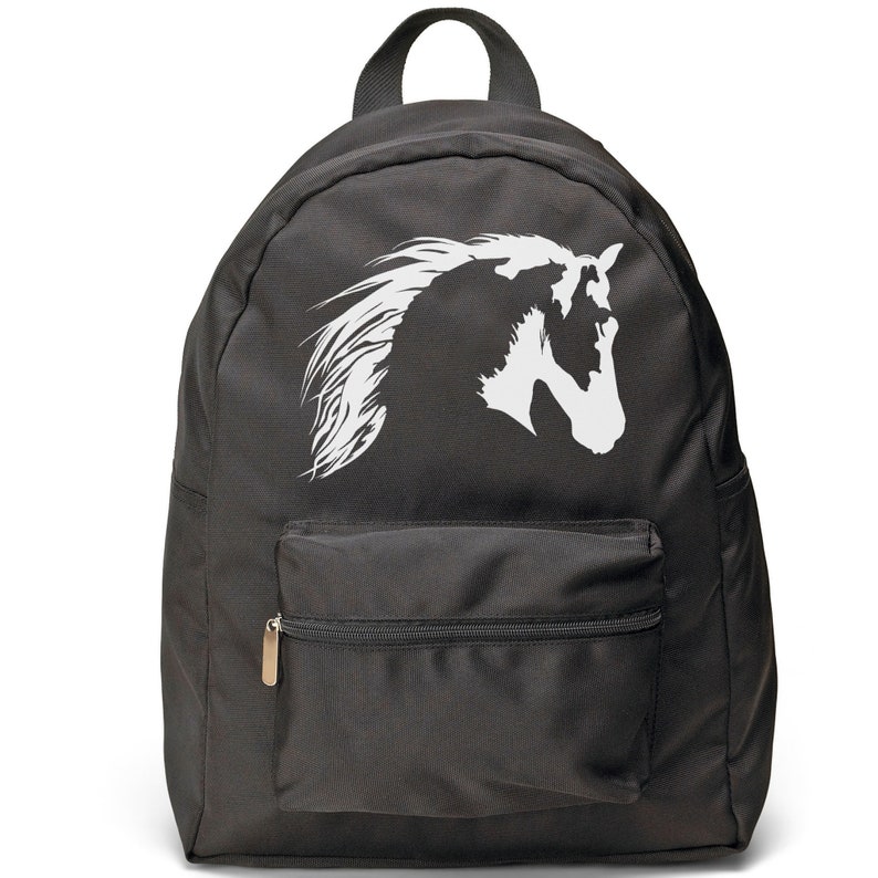 Horse Head Silhouette SVG Majestic Horse and Mane Profile - Etsy