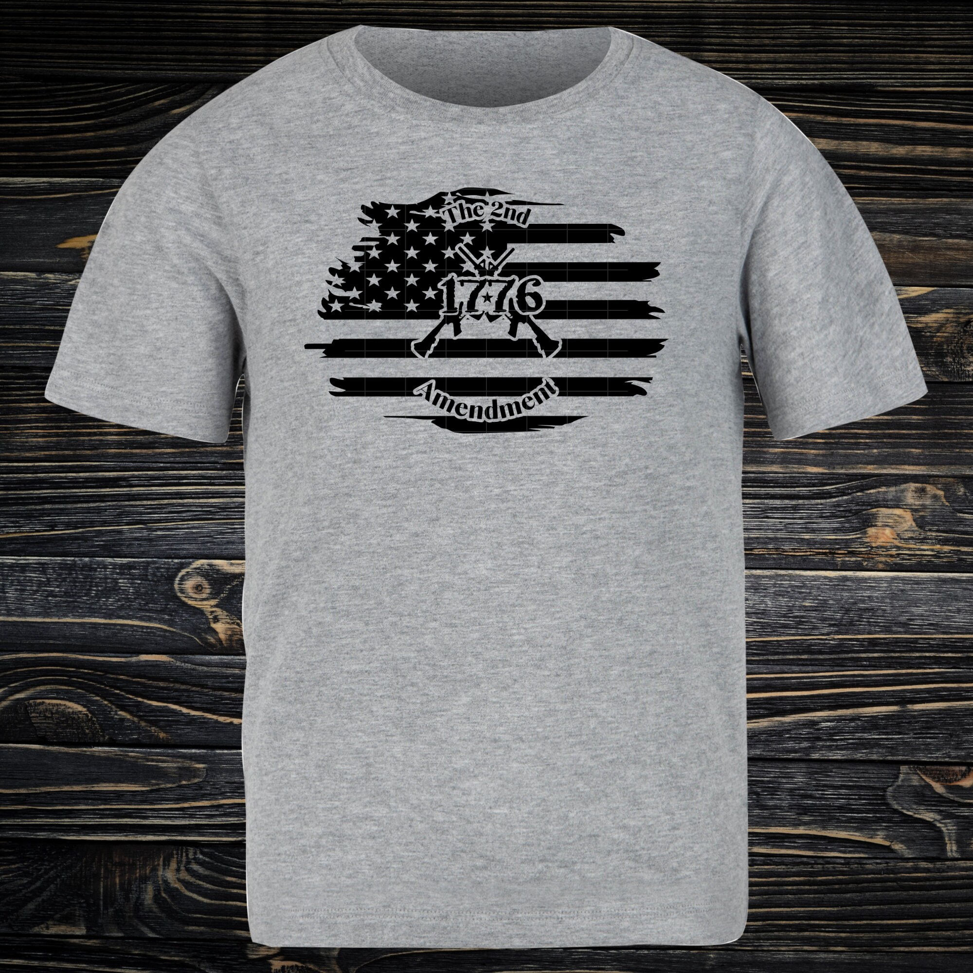 2nd Amendment SVG, Gun Rights, 1776, Distressed American Flag, Second ...