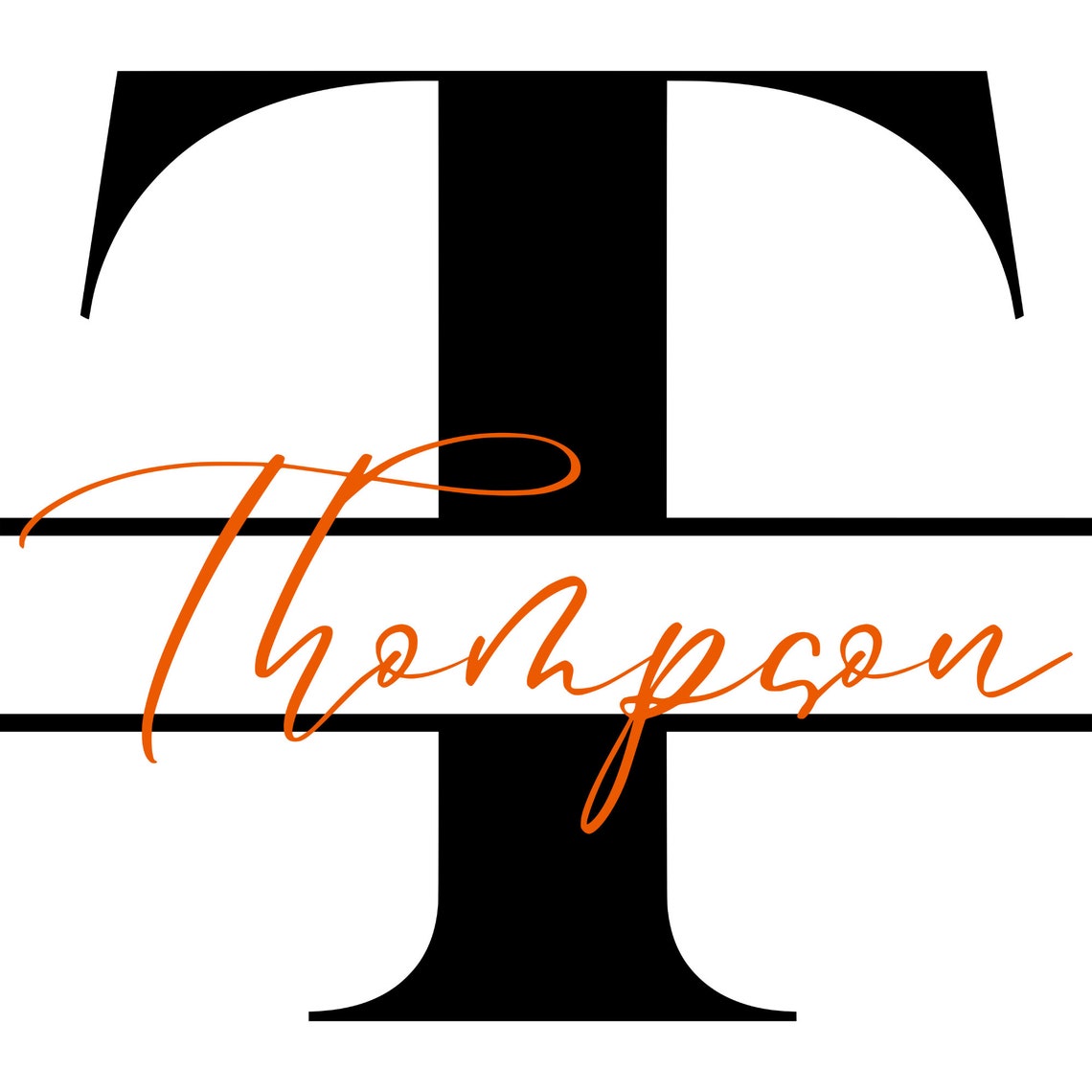 Alphabet Name Frame Family SVG Split Monogram SVG Split - Etsy