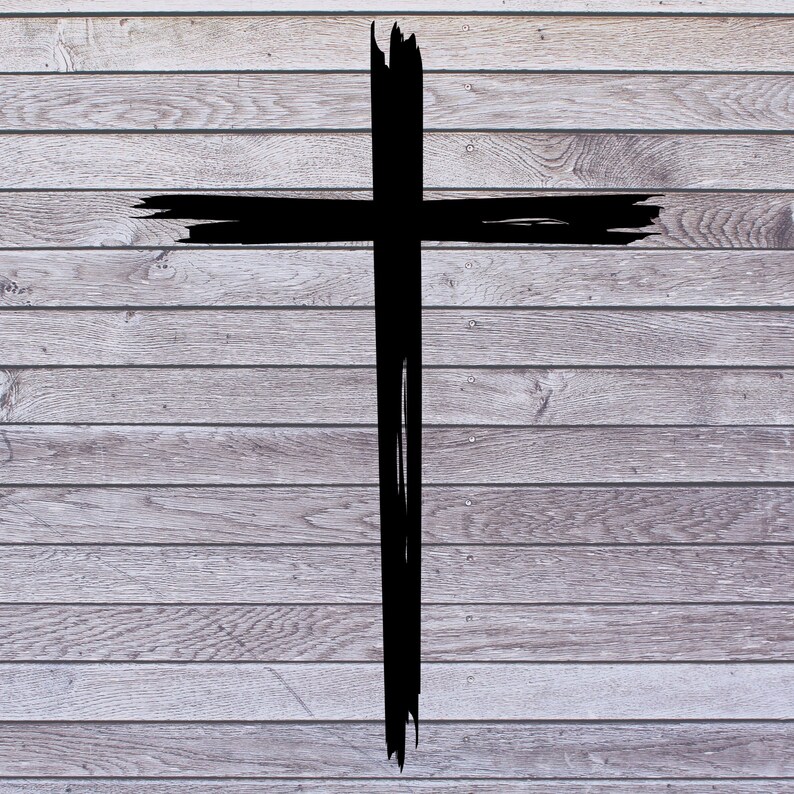 Tattered Cross SVG Distressed Cross Grunge Cross Christian - Etsy