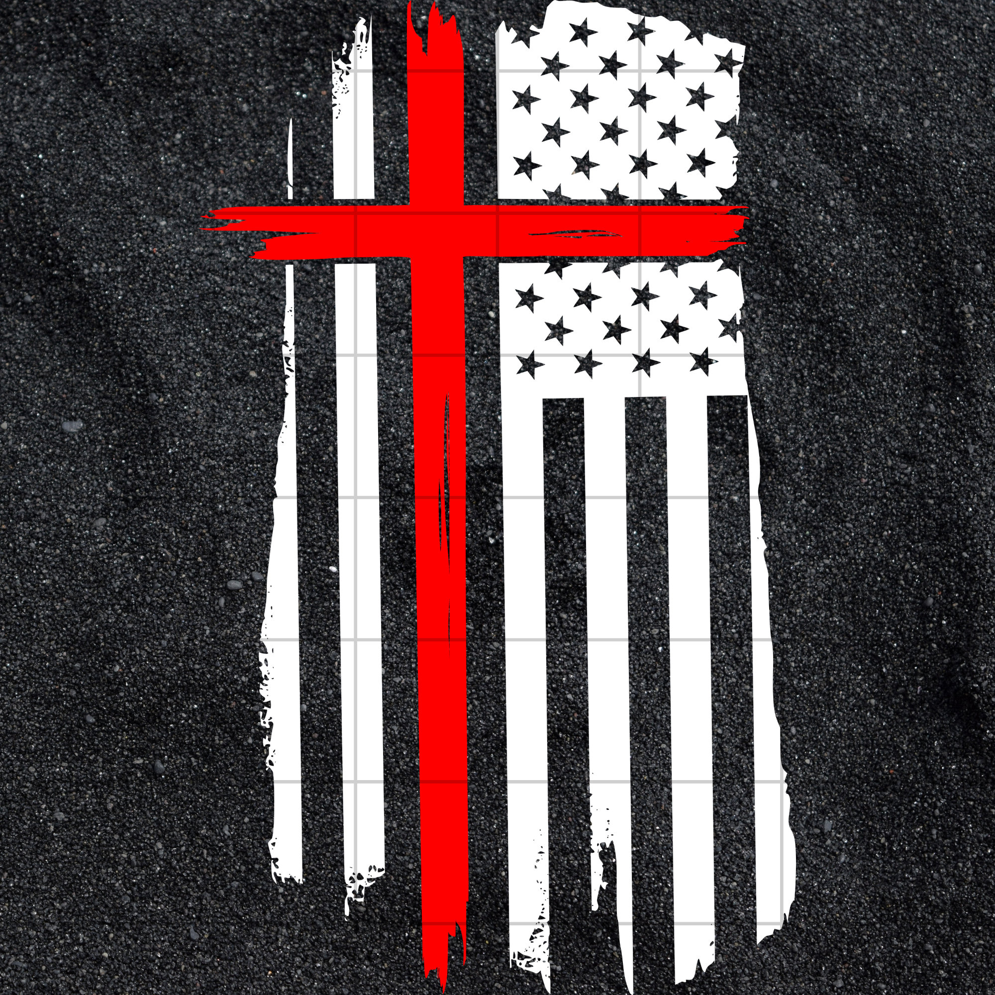 Red Cross and Flag SVG Thin Red Line Distressed American Flag - Etsy