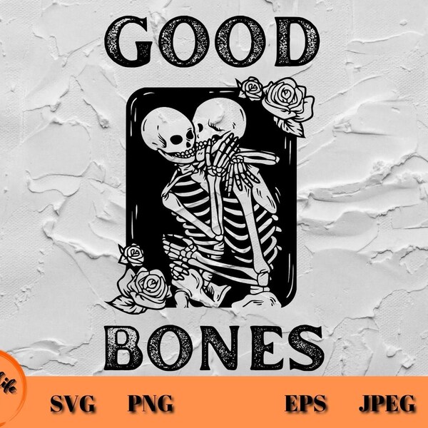Skeleton Hug Svg - Etsy