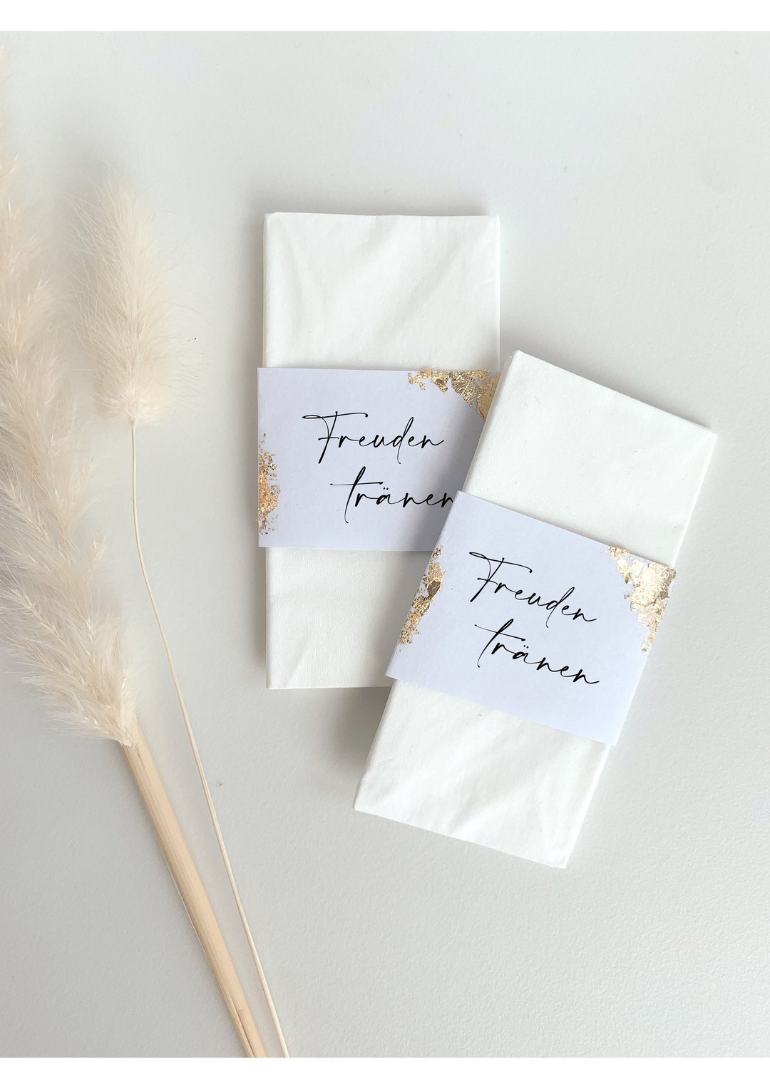 Banderoles Tissue Tears of Joy Wedding Gold Leaf Gift Guests Must Have ...