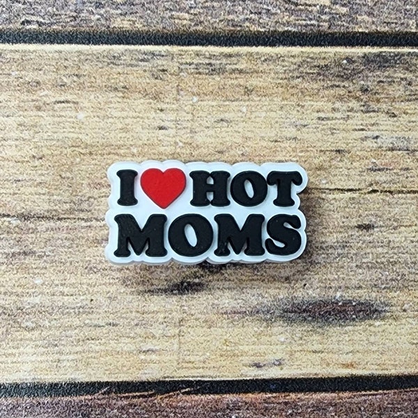 I Heart Hot Moms Croc Jibbitz - Etsy