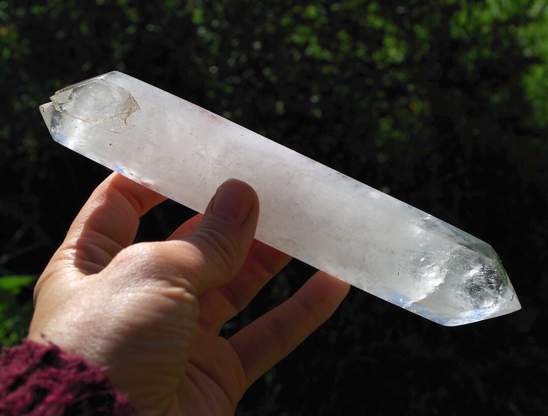 Long Double Terminated Quartz Crystal, ET Formation, Madagascar, 280 ...