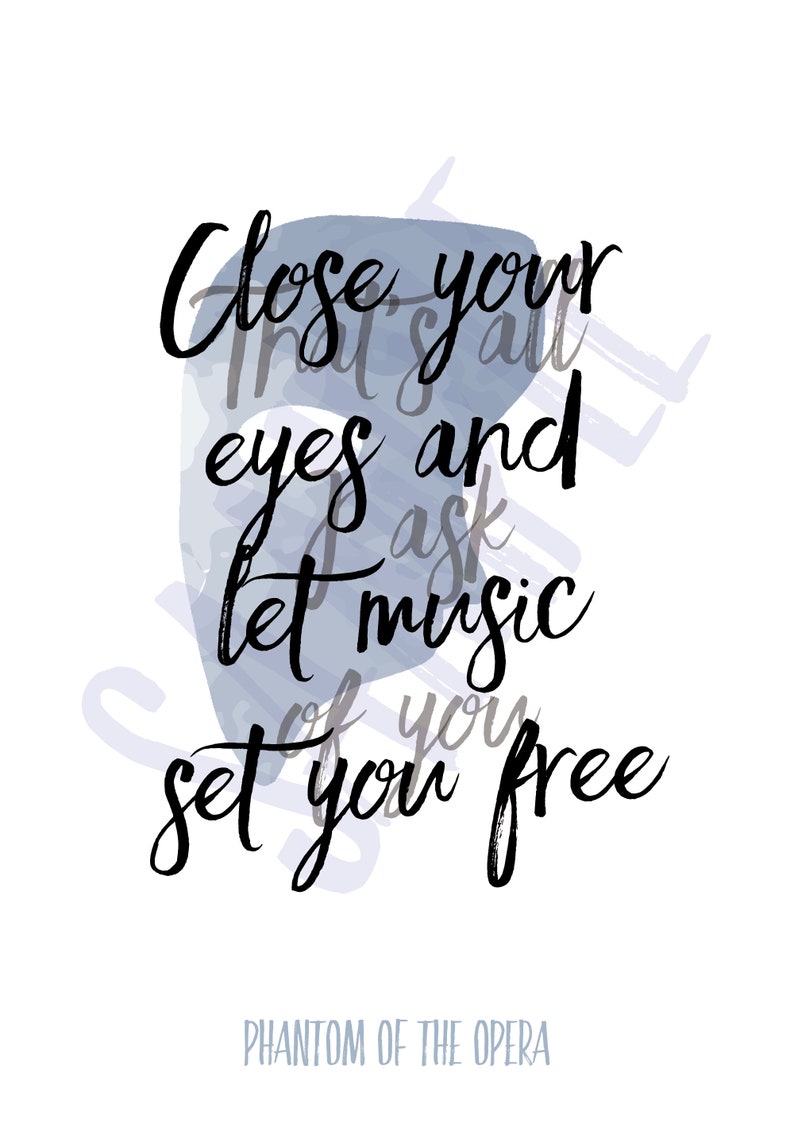 Musical Theatre Quote Posters Double Quote A2 Large - Etsy