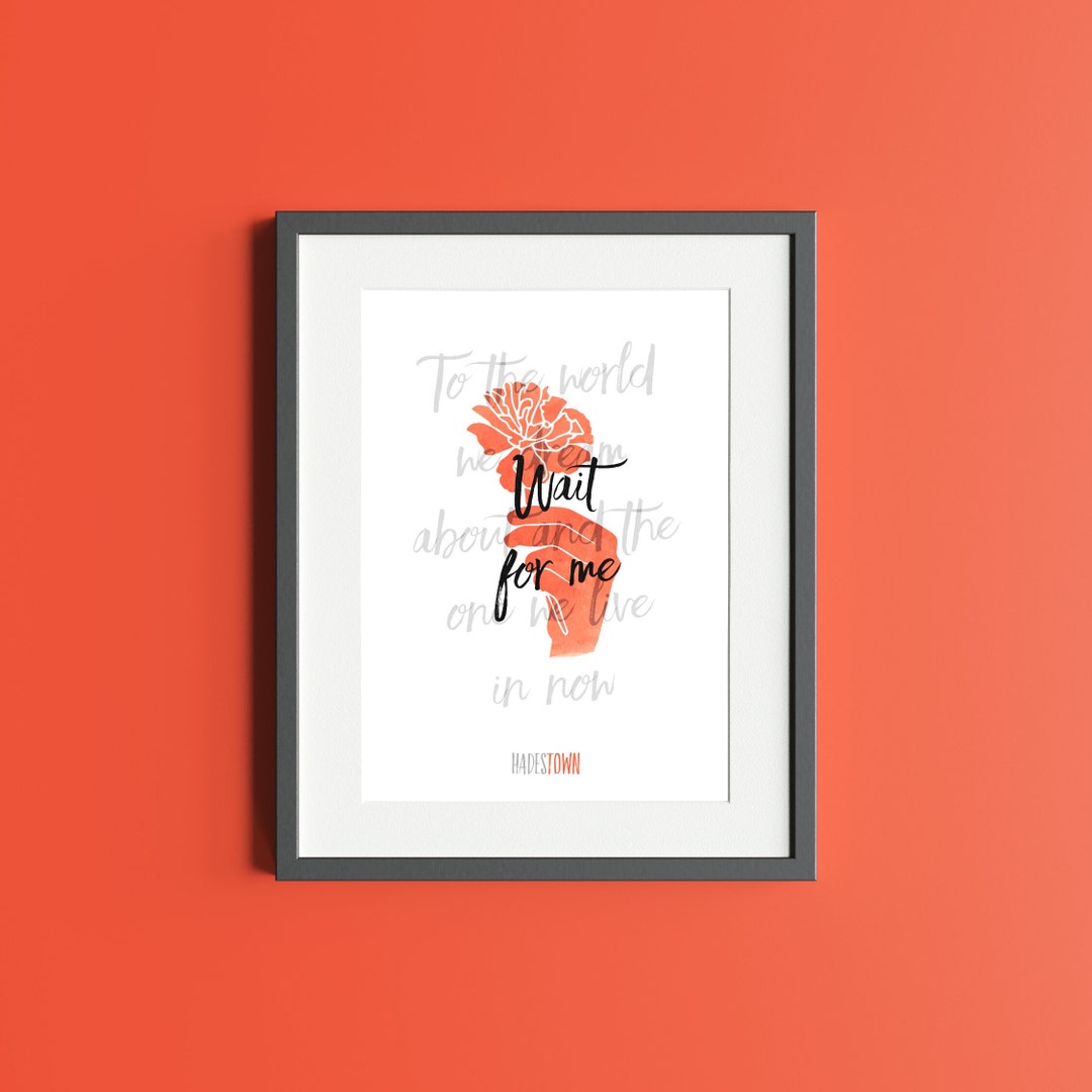 Hadestown - Musical Quote Print - Double Quote - Etsy