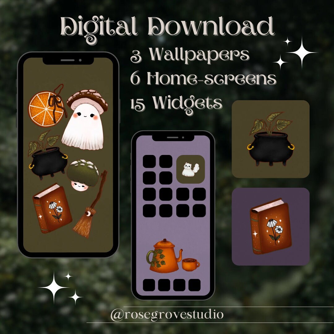 Cozy Wallpaper/homescreen/widget Cottagecore Bundle - Etsy