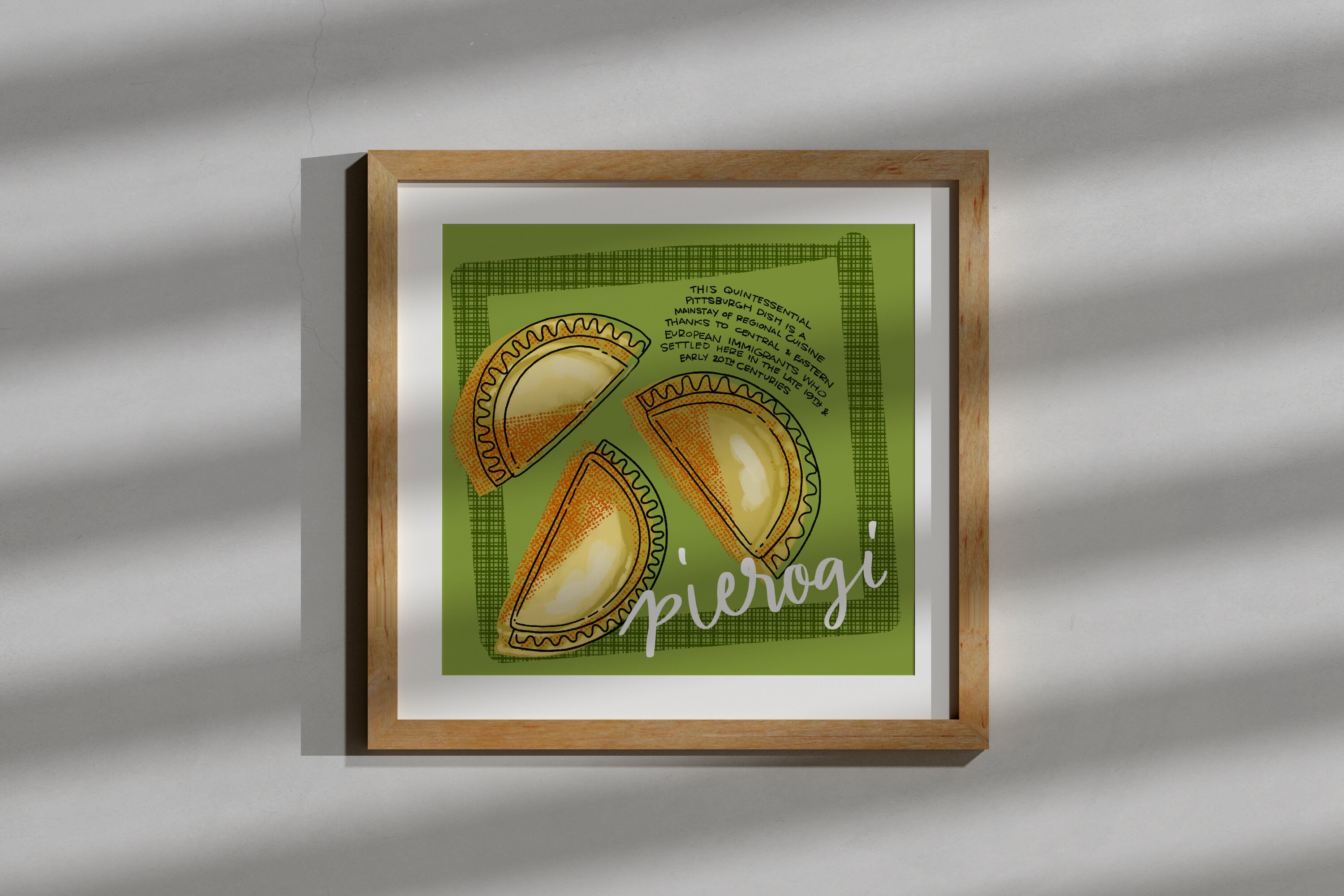 Pierogi Print - Etsy