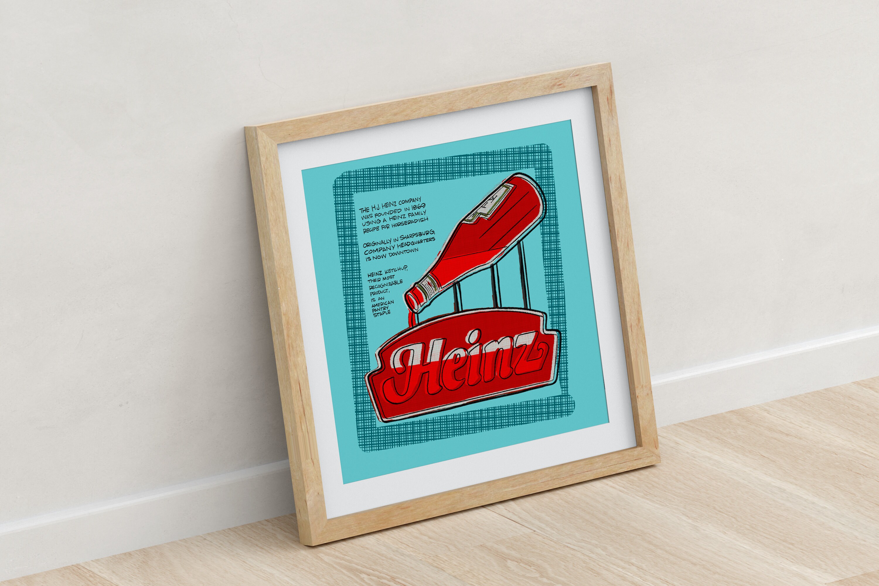 Heinz Ketchup Sign Print - Etsy