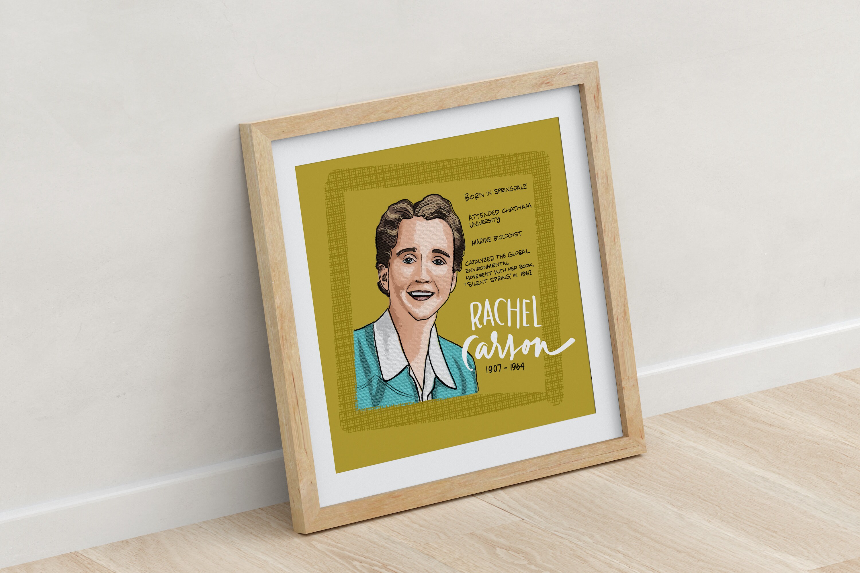 Rachel Carson Print - Etsy