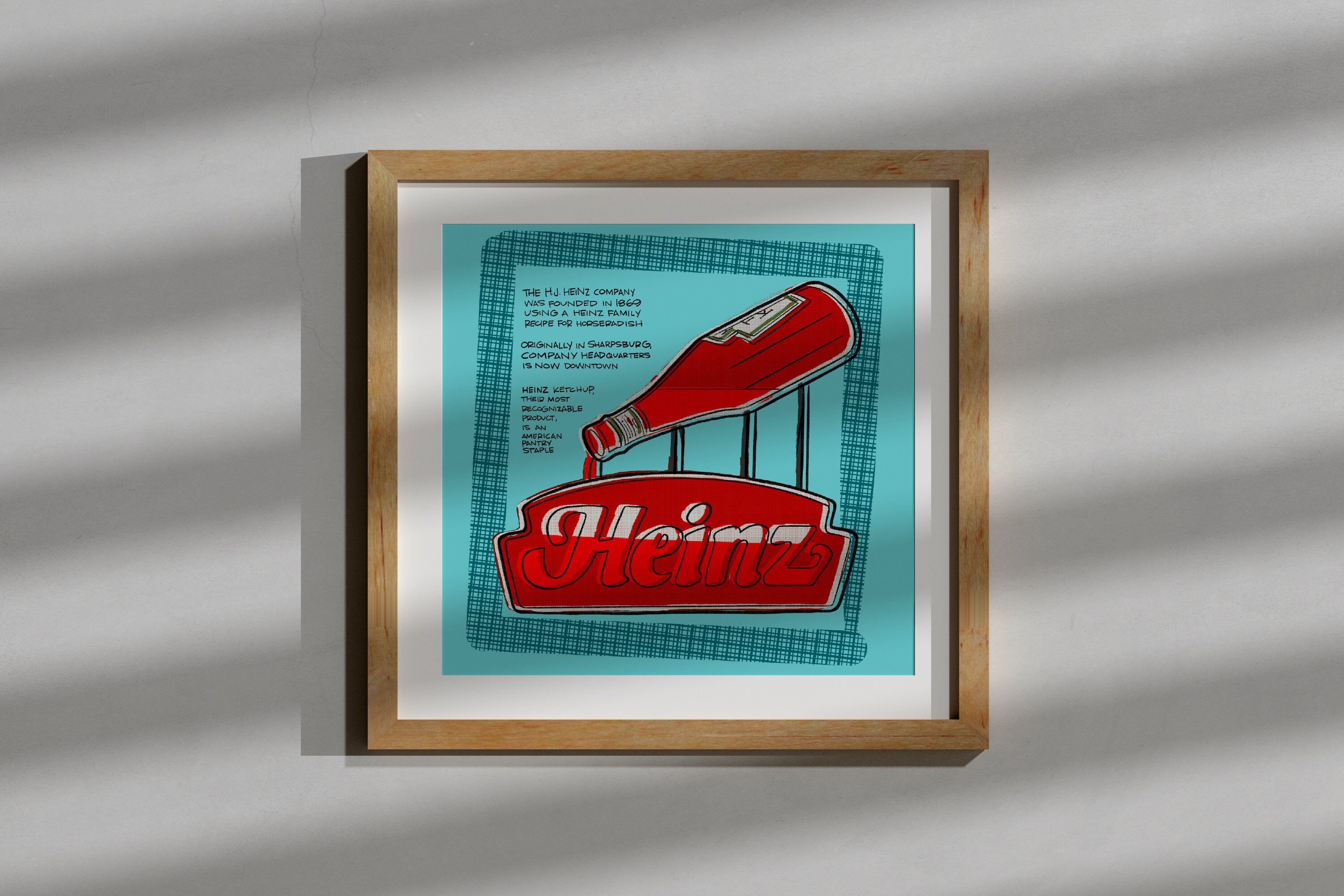 Heinz Ketchup Sign Print - Etsy