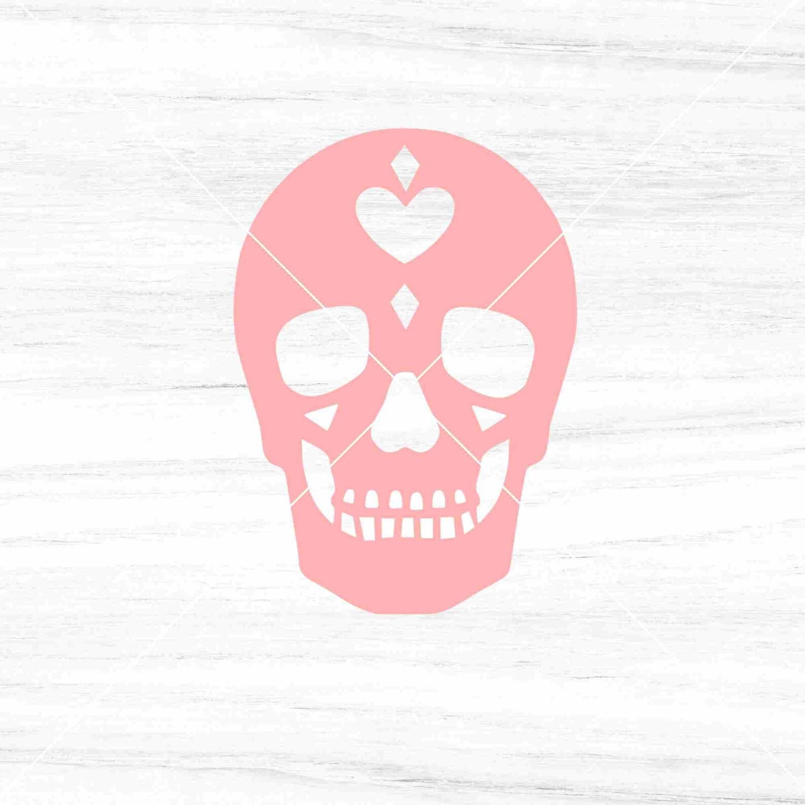 Skull SVG | Skull Head Love Heart SVG | Skull PNG | Skeleton Head Svg ...