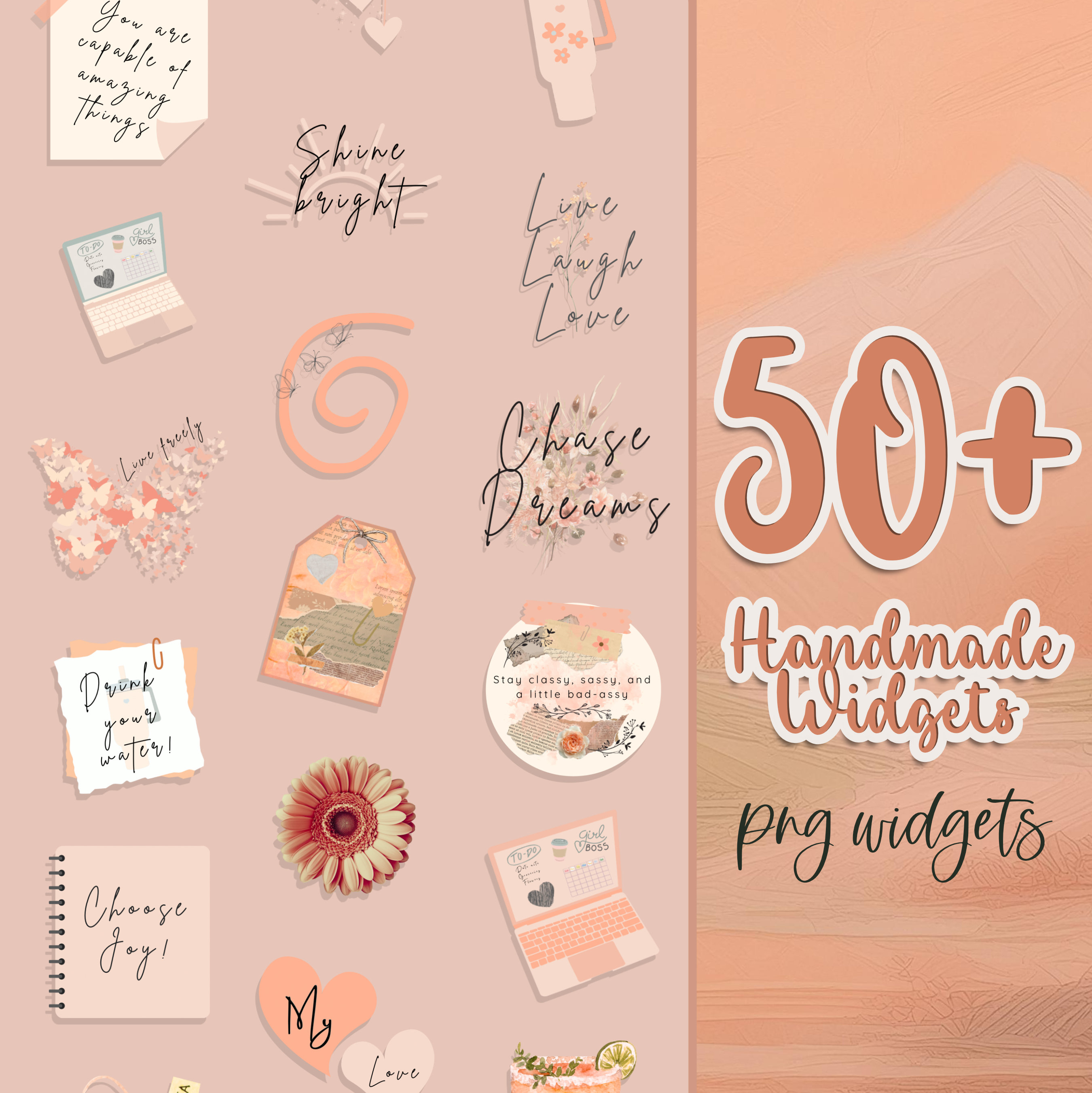 Aesthetic Android Peach Phone Theme / Peachy App Icons / iPhone / Ios ...
