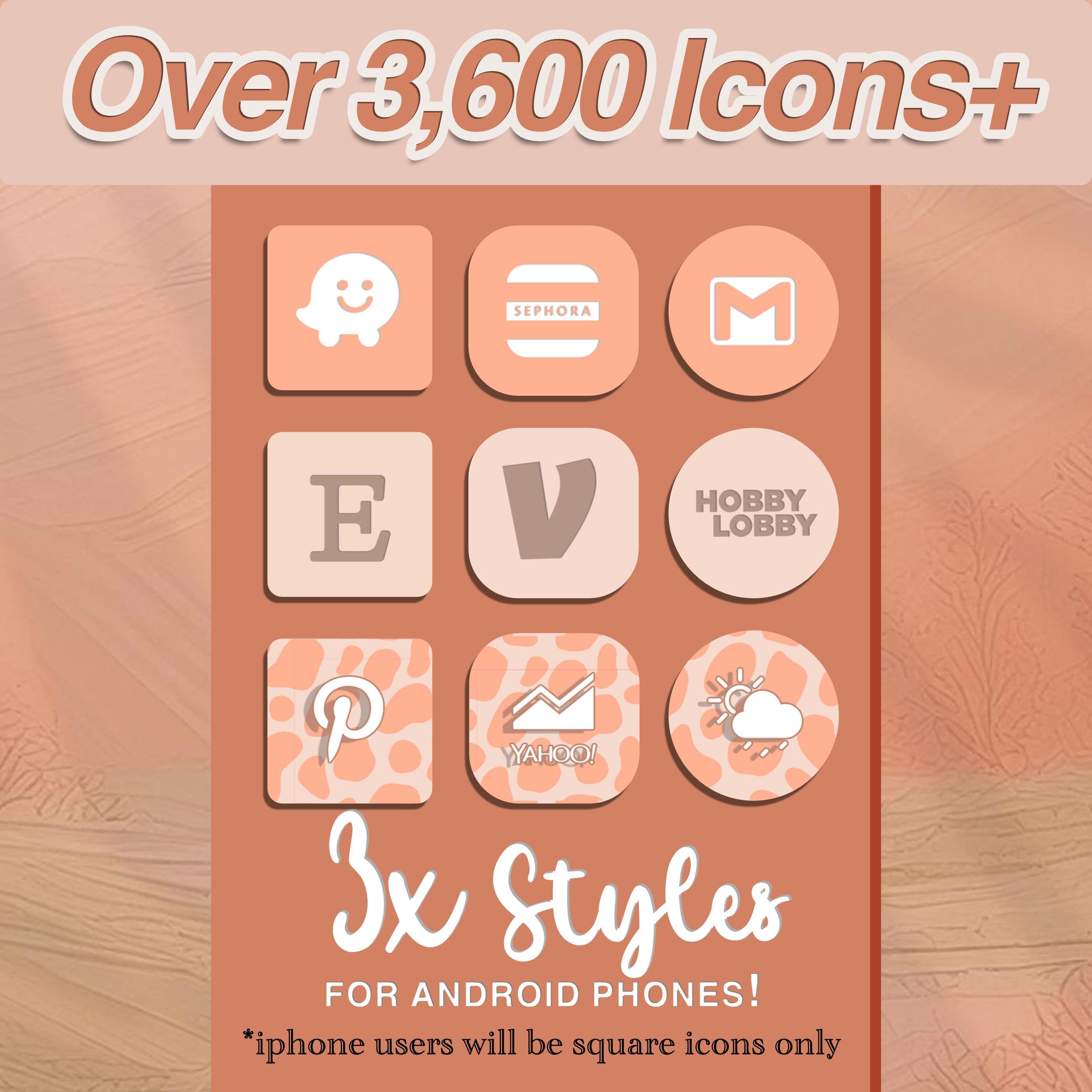 Aesthetic Android Peach Phone Theme / Peachy App Icons / iPhone / Ios ...