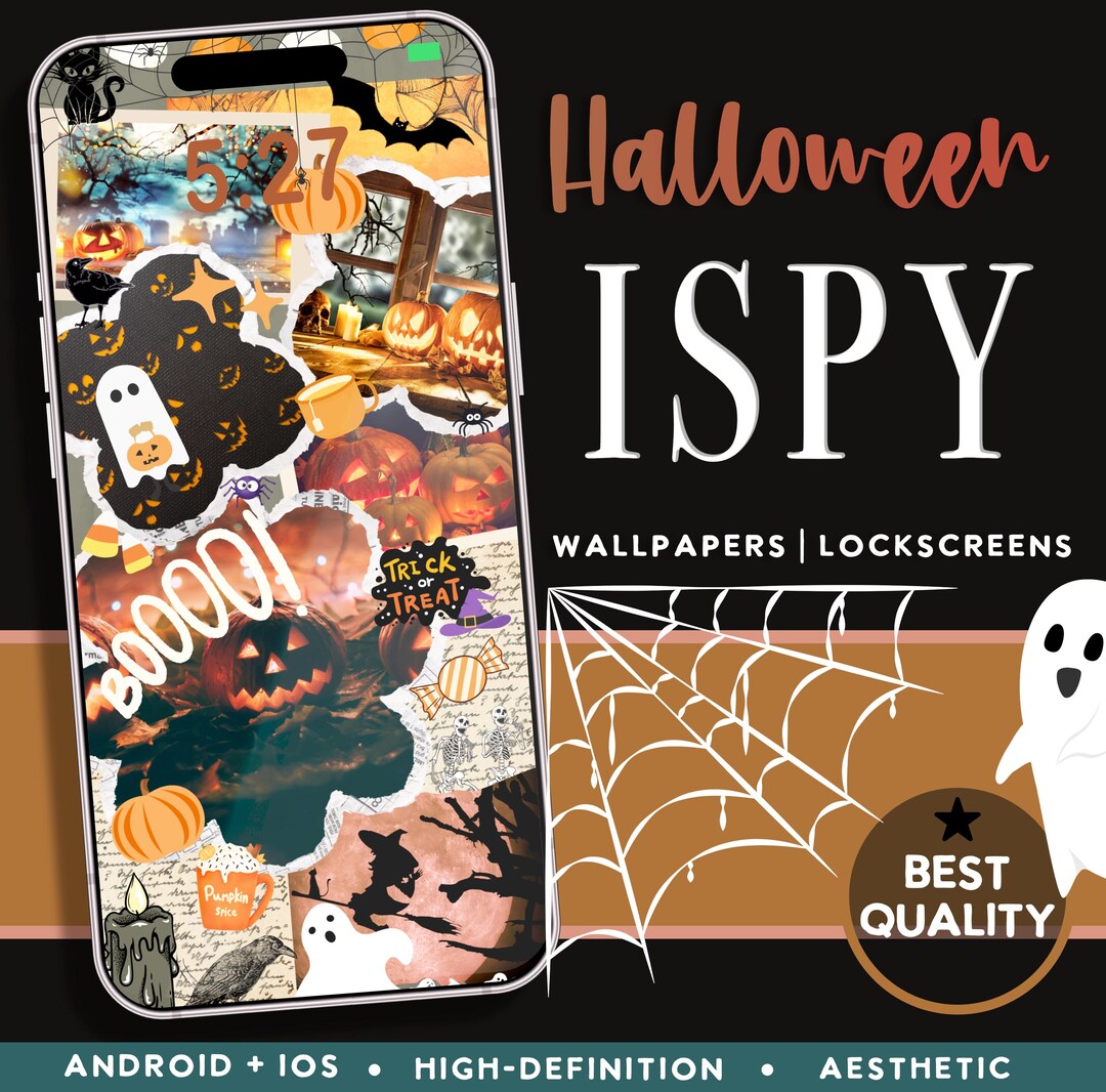 Halloween, I Spy, Phone Wallpaper, Lockscreen, Android + Ios Phone - Etsy