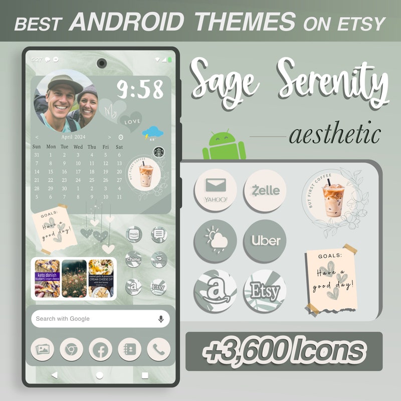 Green App Icons - Etsy