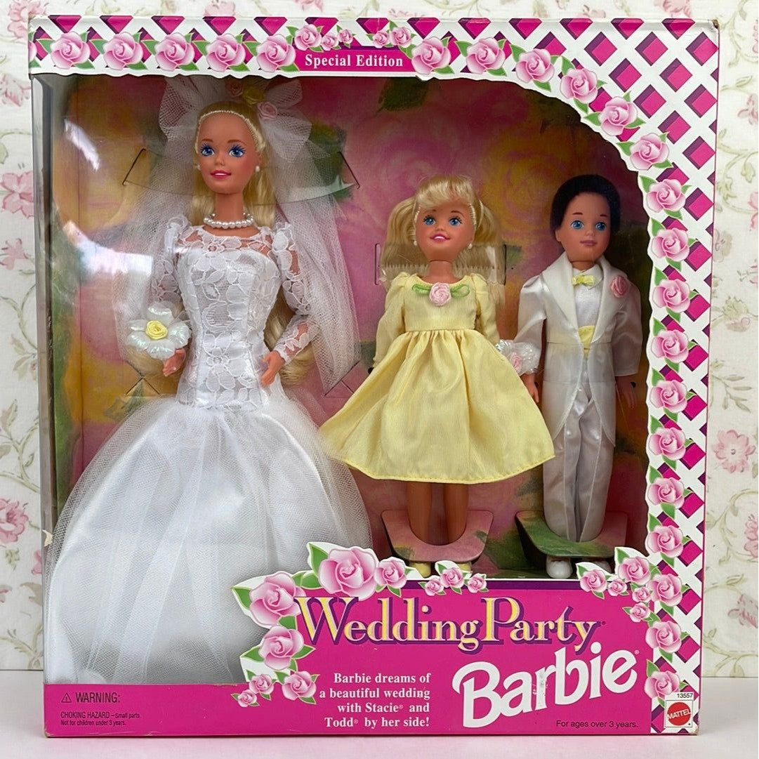 Wedding Party Barbie Special Edition Deluxe Set 1994 Mattel - Etsy