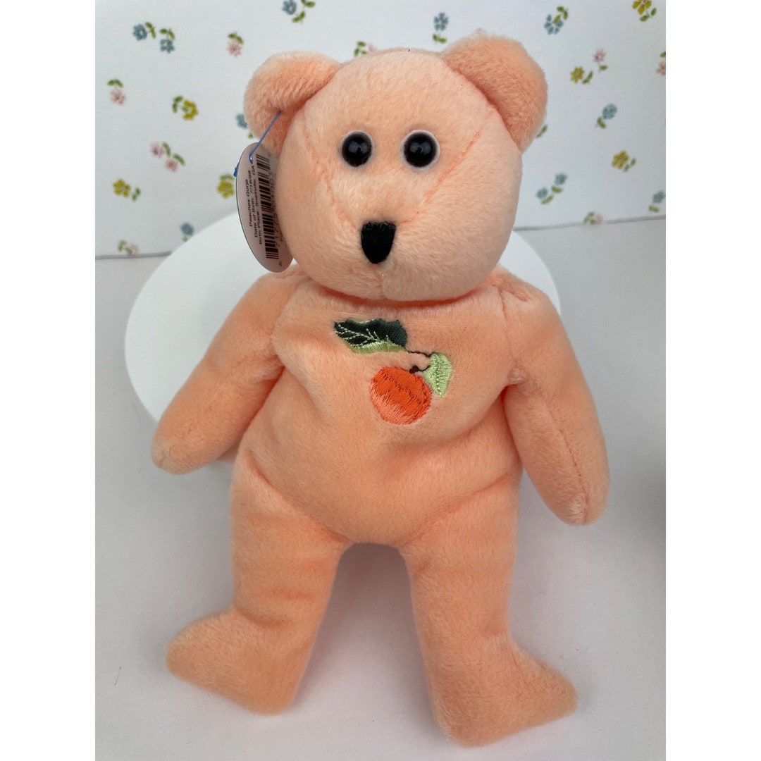 Classy Tassy's Bears TLC Beanbag Teddy Bear Peaches Gorja 1998 - Etsy