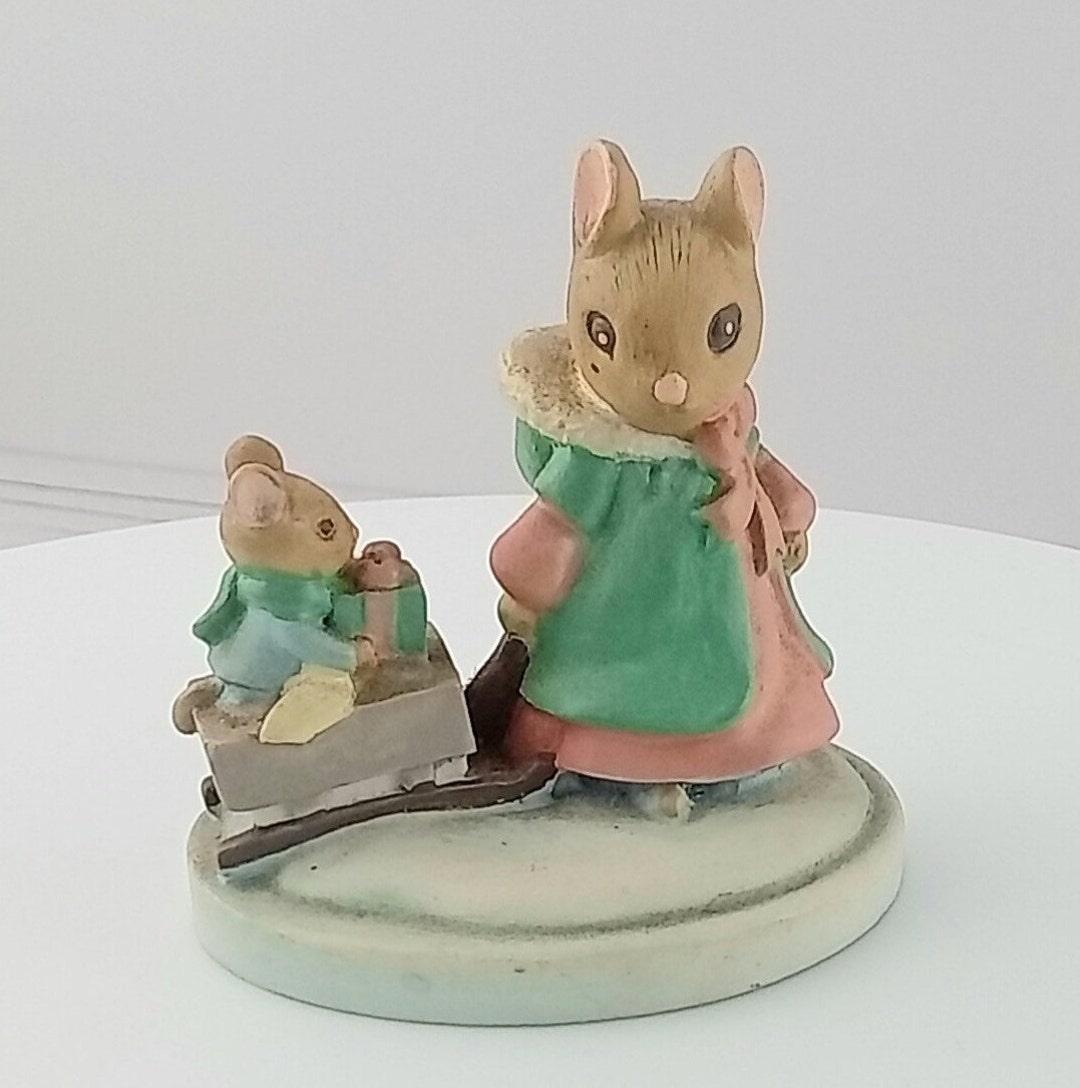 Avon Miniature Forest Friends Mice Figurine - Etsy