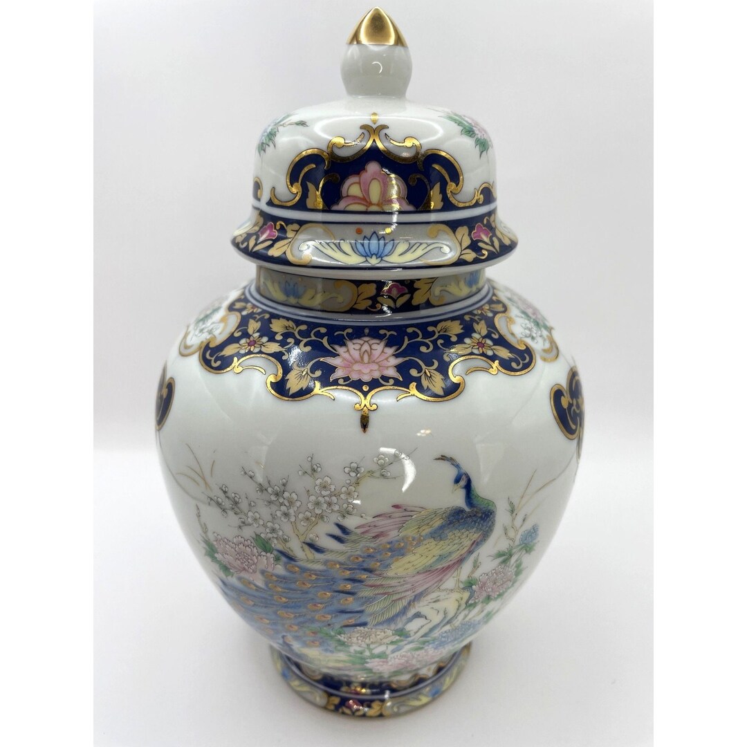 Vintage Toyo Japan Ginger Jar, Japanese Temple Jar - Etsy