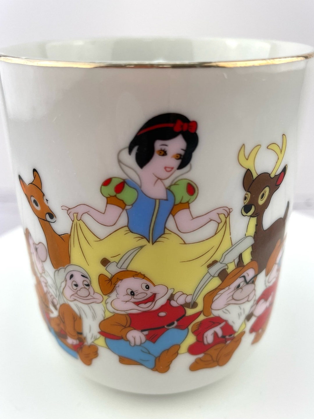 Disney Snow White Mug Teacup Walt Disney Coffee Cup Snow White Seven ...