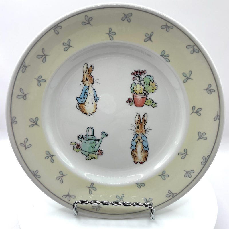 Rabbit Plate - Etsy