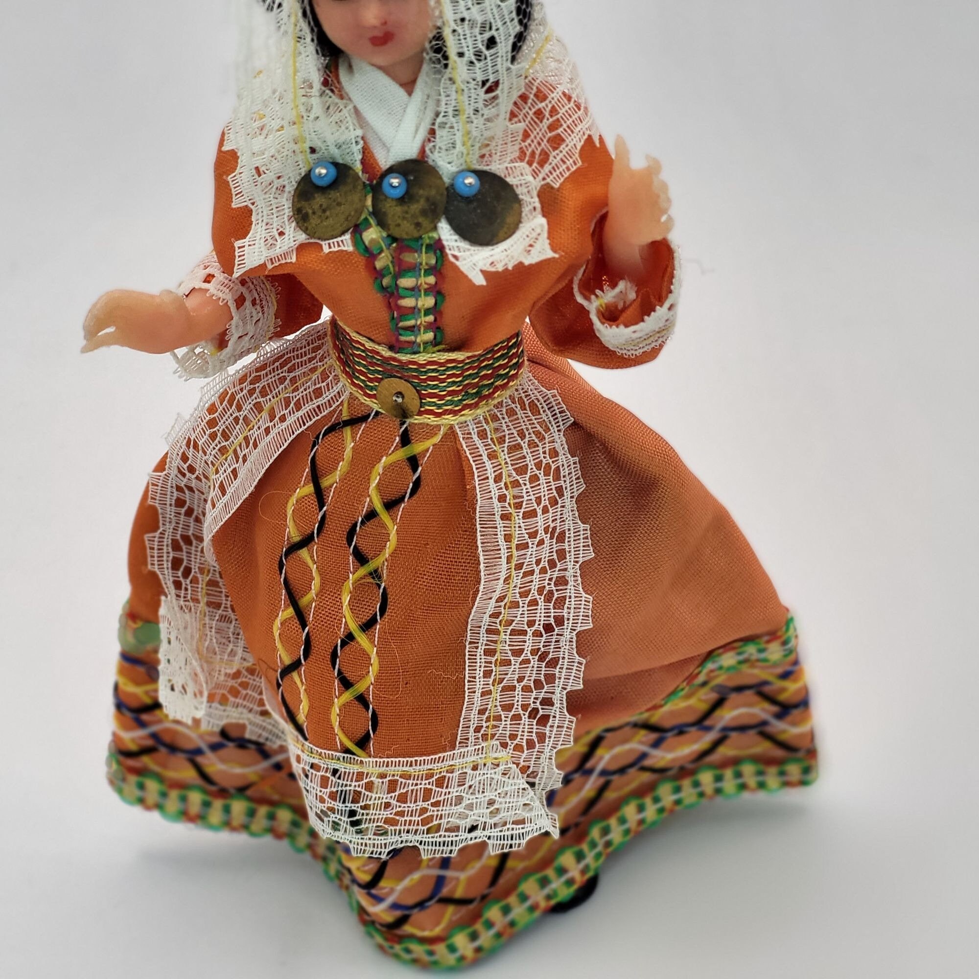Vintage Greek Doll in Traditional Dress Vintage Greece Folk - Etsy