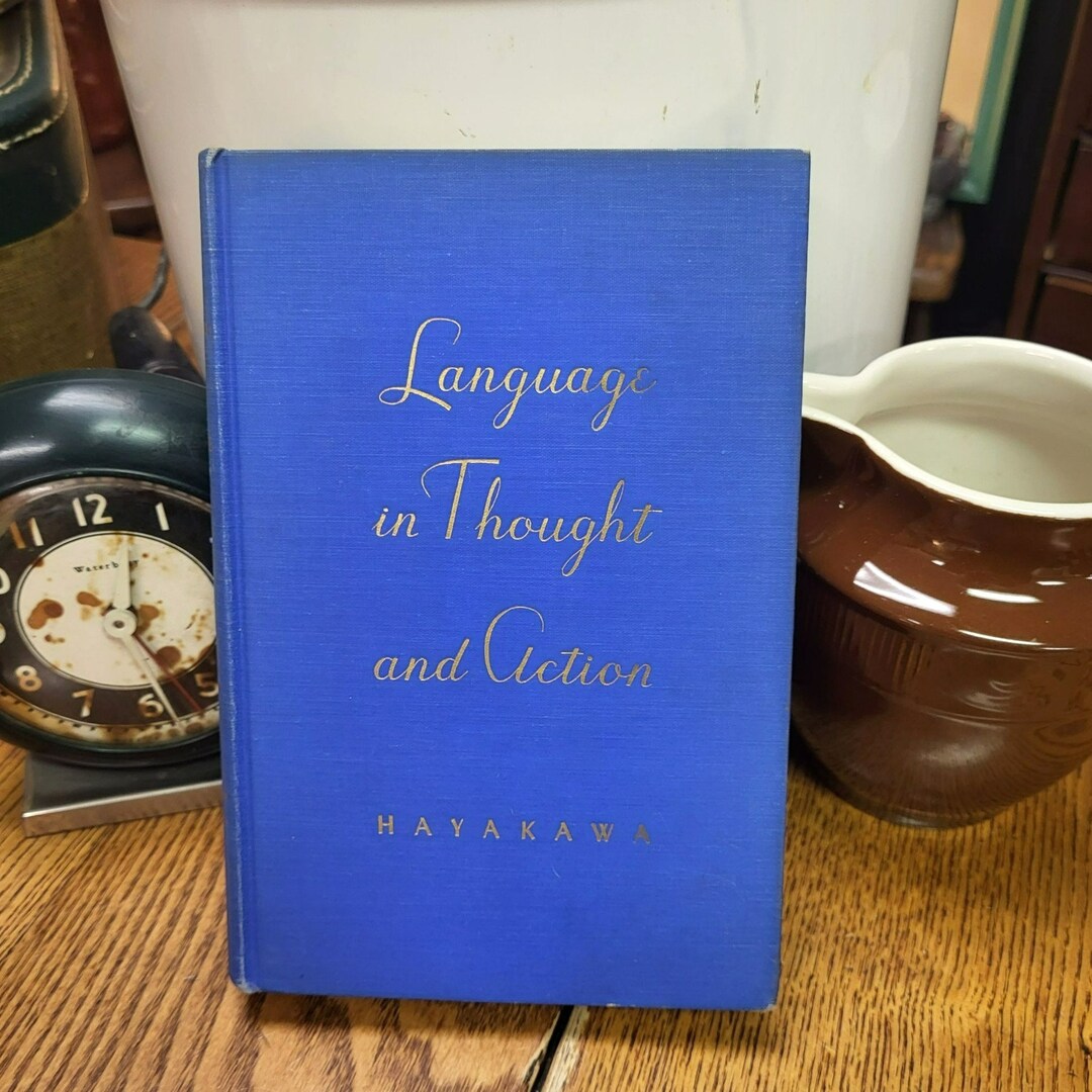 Vintage Book - Language in Thought and Action by S.I. Hayakawa - Etsy