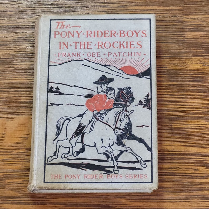 Vintage Book the Pony Rider Boys in the Rockies by Frank - Etsy