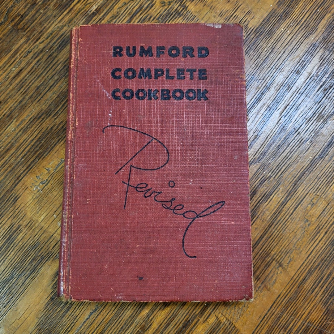 1940's Rumford Complete Cookbook Revised by Lily Haxworth Wallace - Etsy