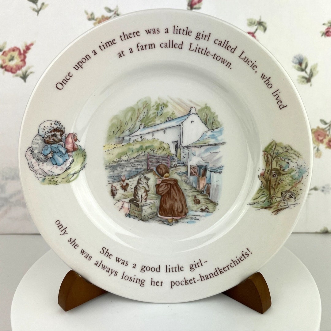 Beatrix Potter Mrs. Tiggy-winkle Decorative Plate, Wedgwood China, Made ...