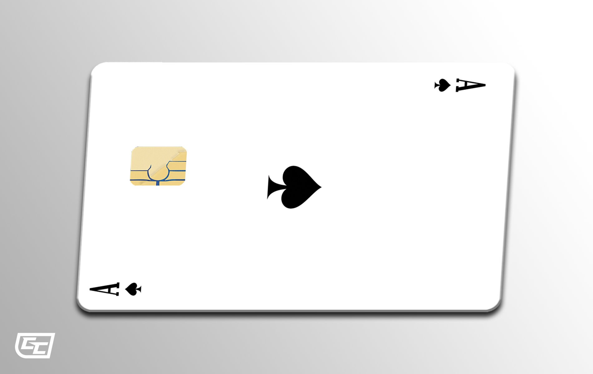 Credit Card Skin Ace Of Spades Etsy Credit Card Skin Ace Of Spades Etsy